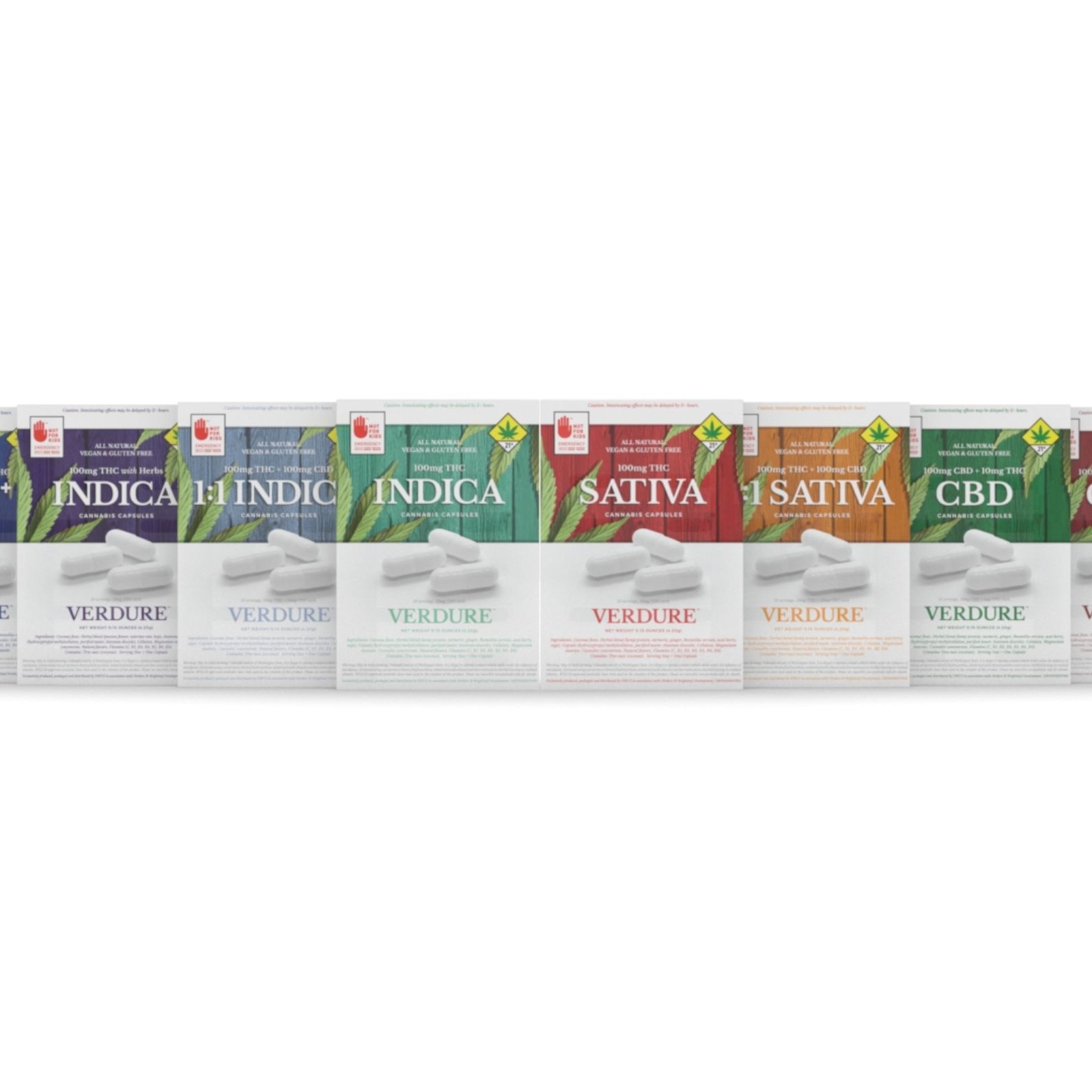 Northwest Cannabis Solutions: Verdure Indica Capsules 100mg 10-pack ...