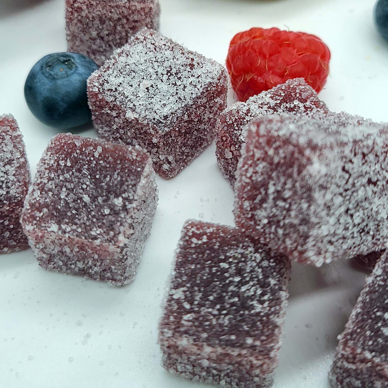 Defi Edibles: 2:1:2:1 "Snozzberry" Pate de Fruit Gummies 600mg total ...