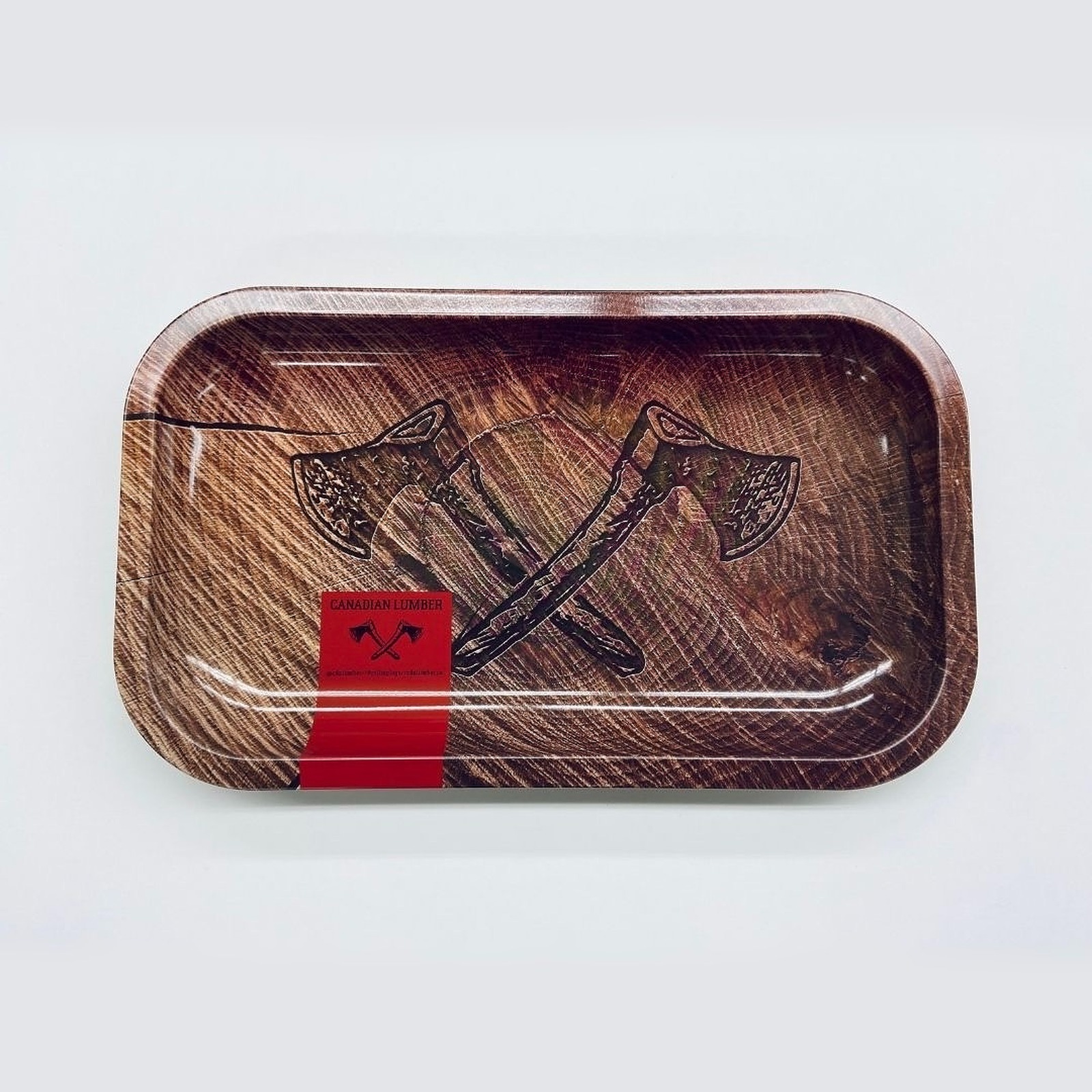Canadian Lumber Ltd.: The Etched Log Rolling Tray | Medium | Leafly