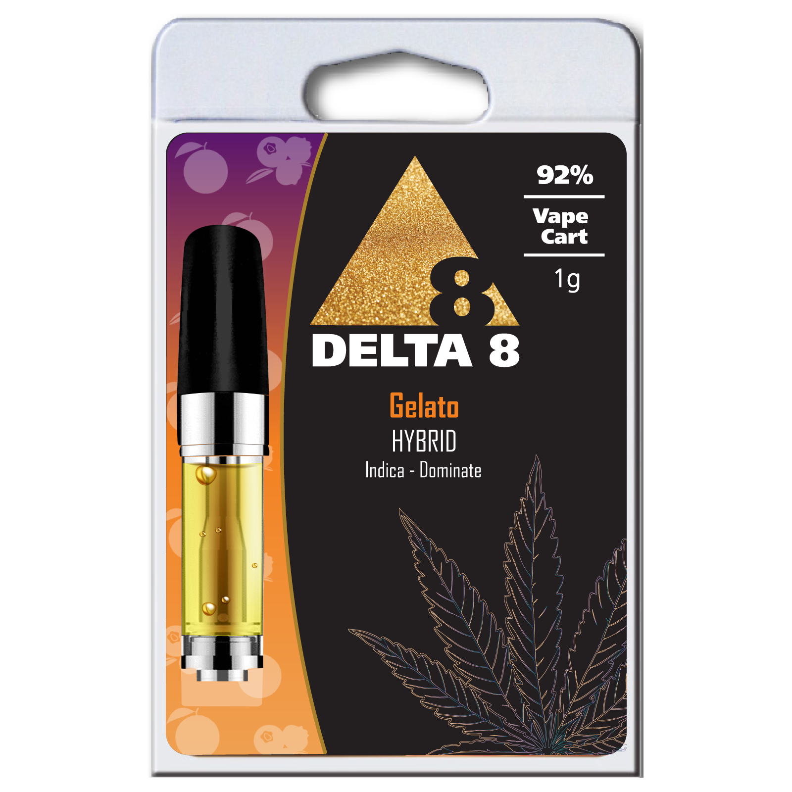 A Gift From Nature: Delta 8 Hybrid Gelato 1ML - 92% | Leafly