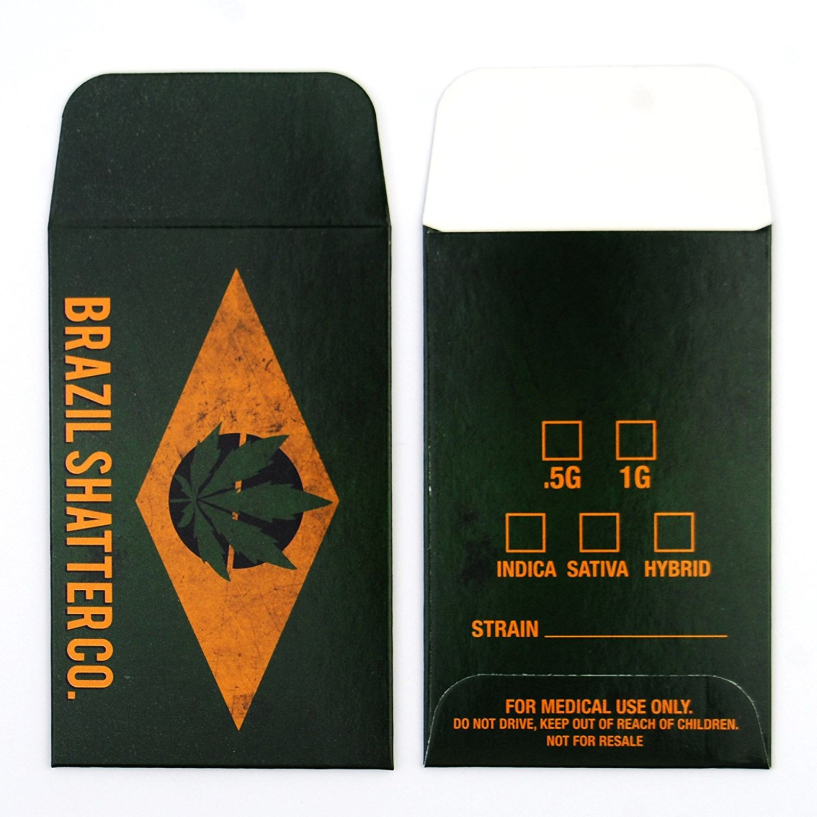 Shatter Labels: 25 Brazil Flag Shatter Labels Premium Concentrate ...