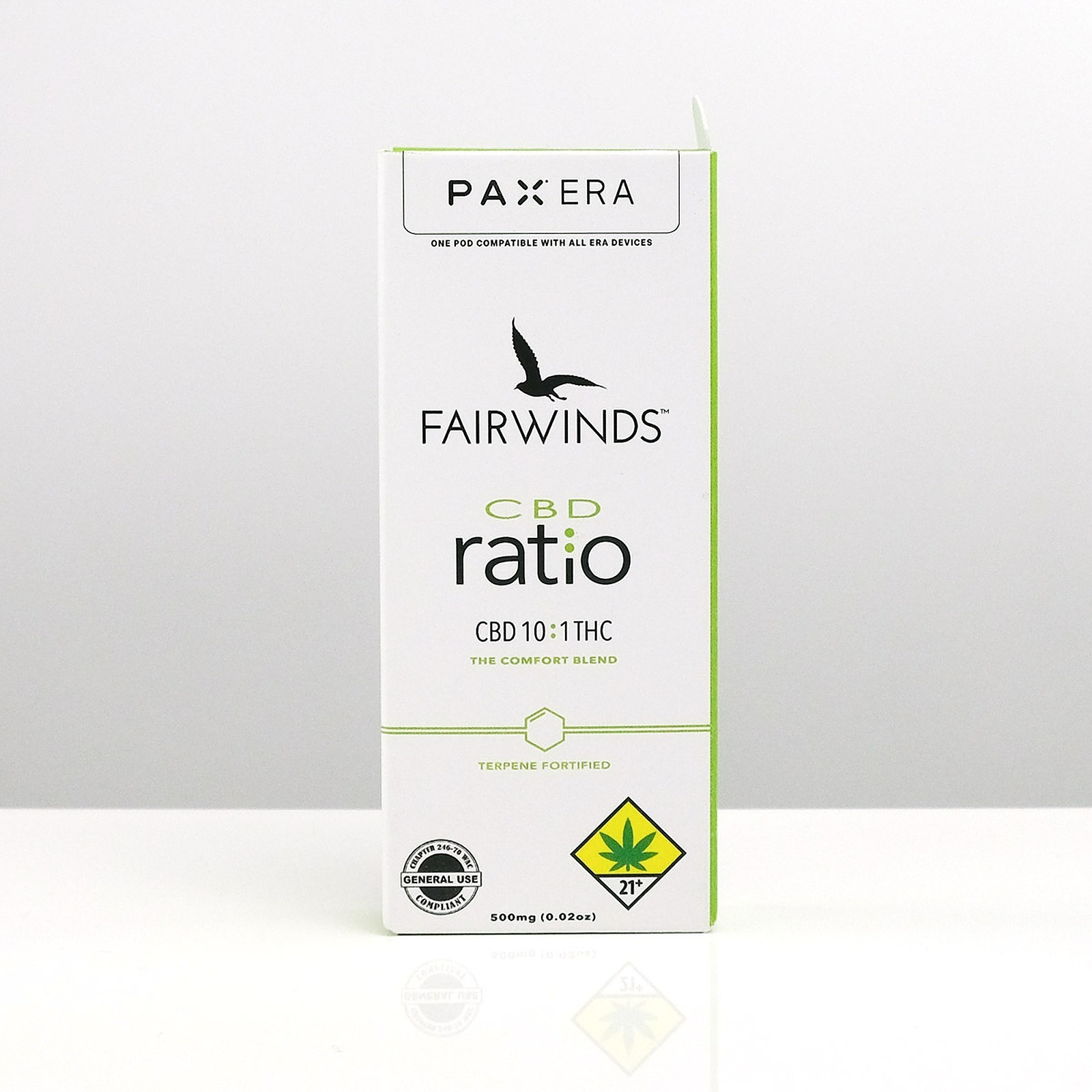 Fairwinds Manufacturing: 10:1 CBD Ratio Series PAX Pod 0.5g | Leafly