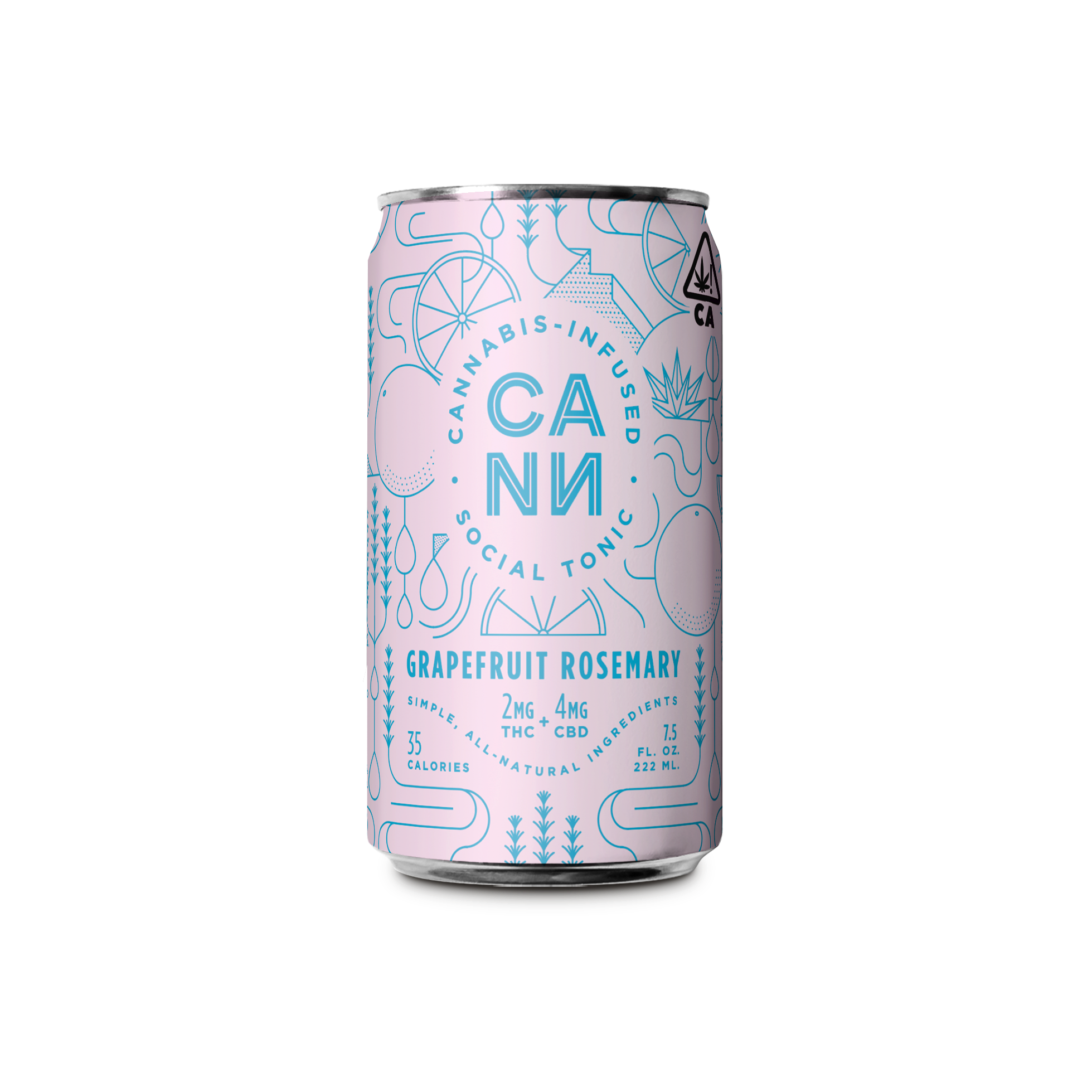 CANN: Grapefruit Rosemary Social Tonic (6pk) | Leafly