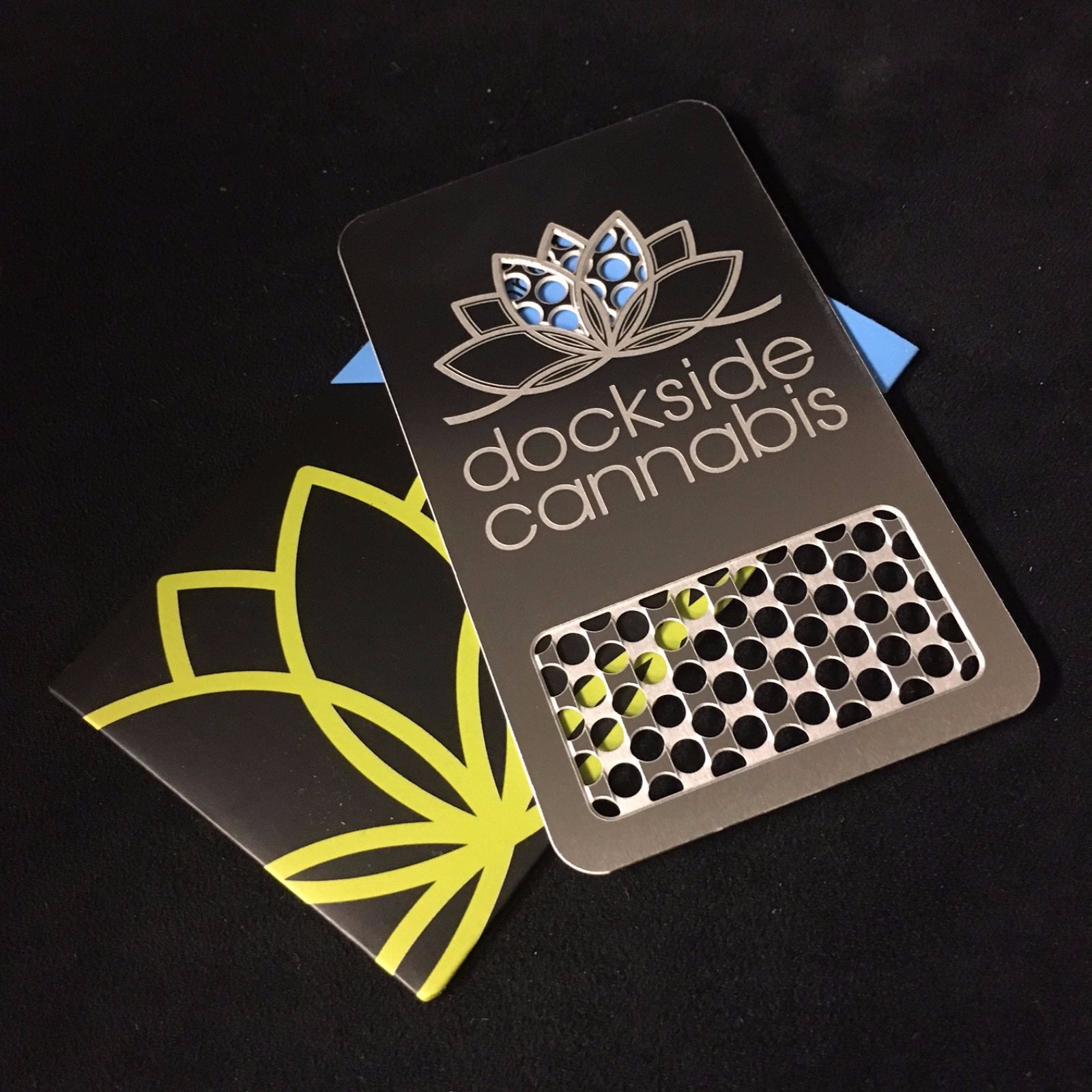 Dockside Cannabis: Dockside Cannabis Grinder Card | Leafly