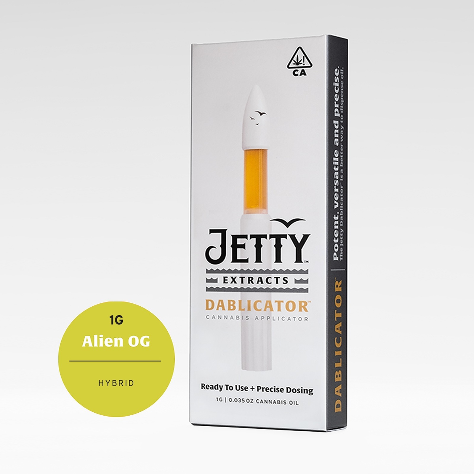 Jetty Extracts: Alien OG HIGH THC Dablicator™ Oil Applicator 1g | Leafly