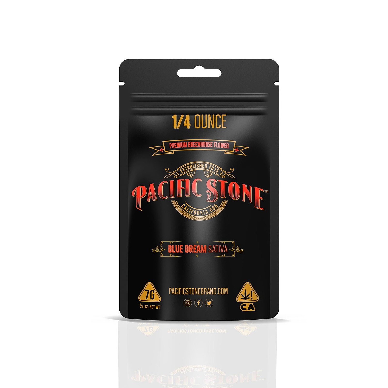 Pacific Stone: Pacific Stone | Blue Dream Sativa Flower (7g) | Leafly