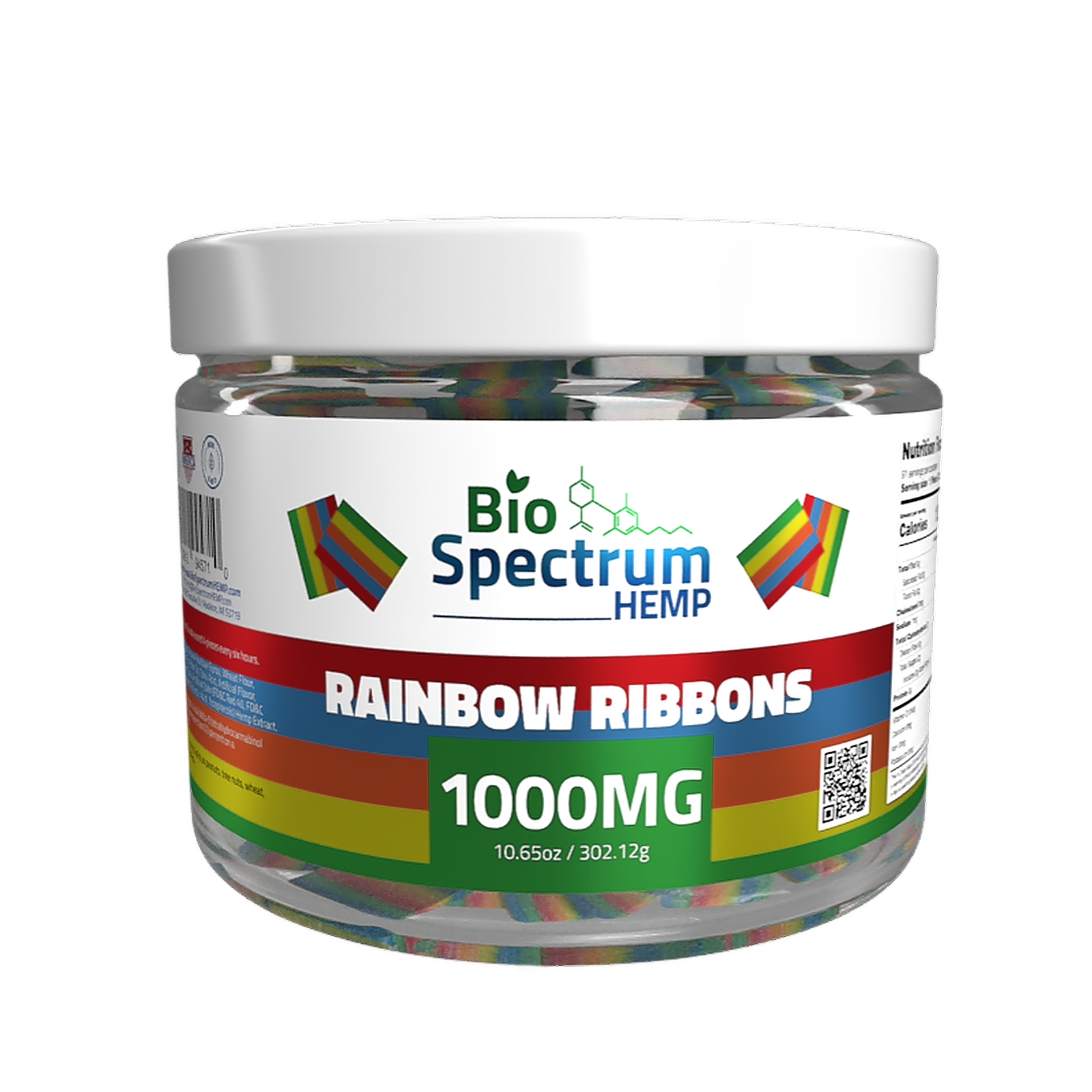 BioSpectrum Hemp: BioSpectrum Hemp-Rainbow Ribbons-1000mg | Leafly