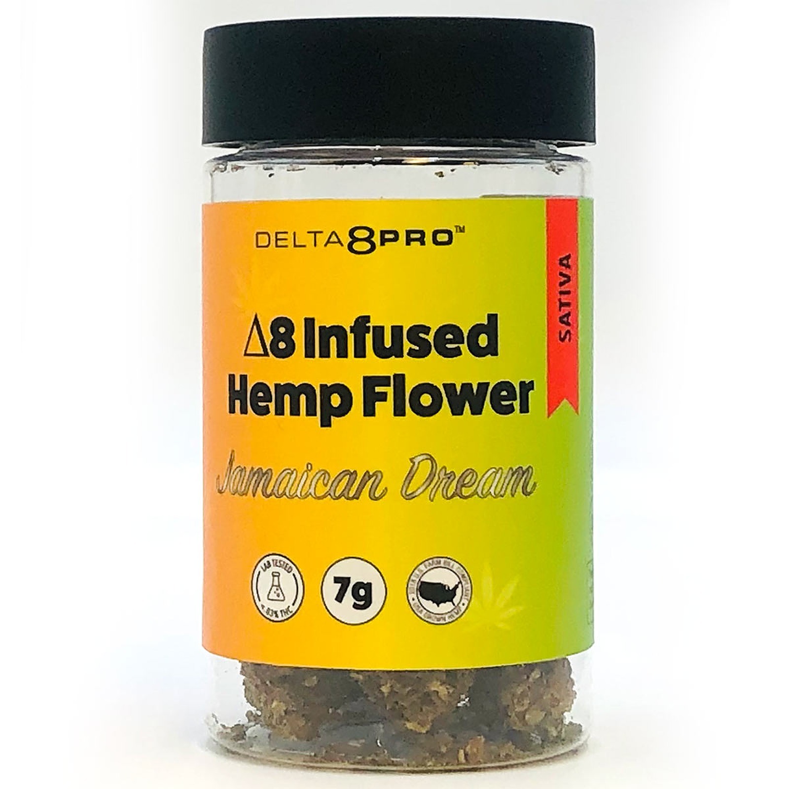 Delta 8 Pro: Delta-8 THC Infused Hemp Flower 7g - Jamaican Dream | Leafly