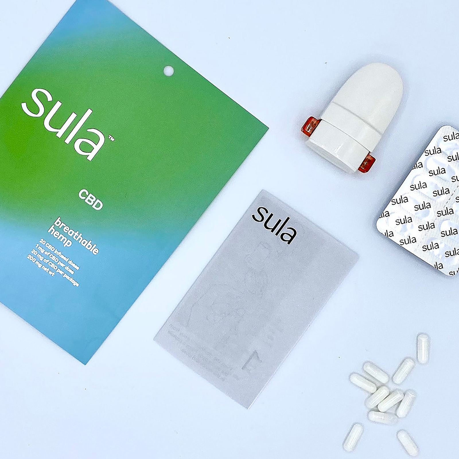 sula: Sula breathable hemp CBD - 1mg capsule 20 pack | Leafly