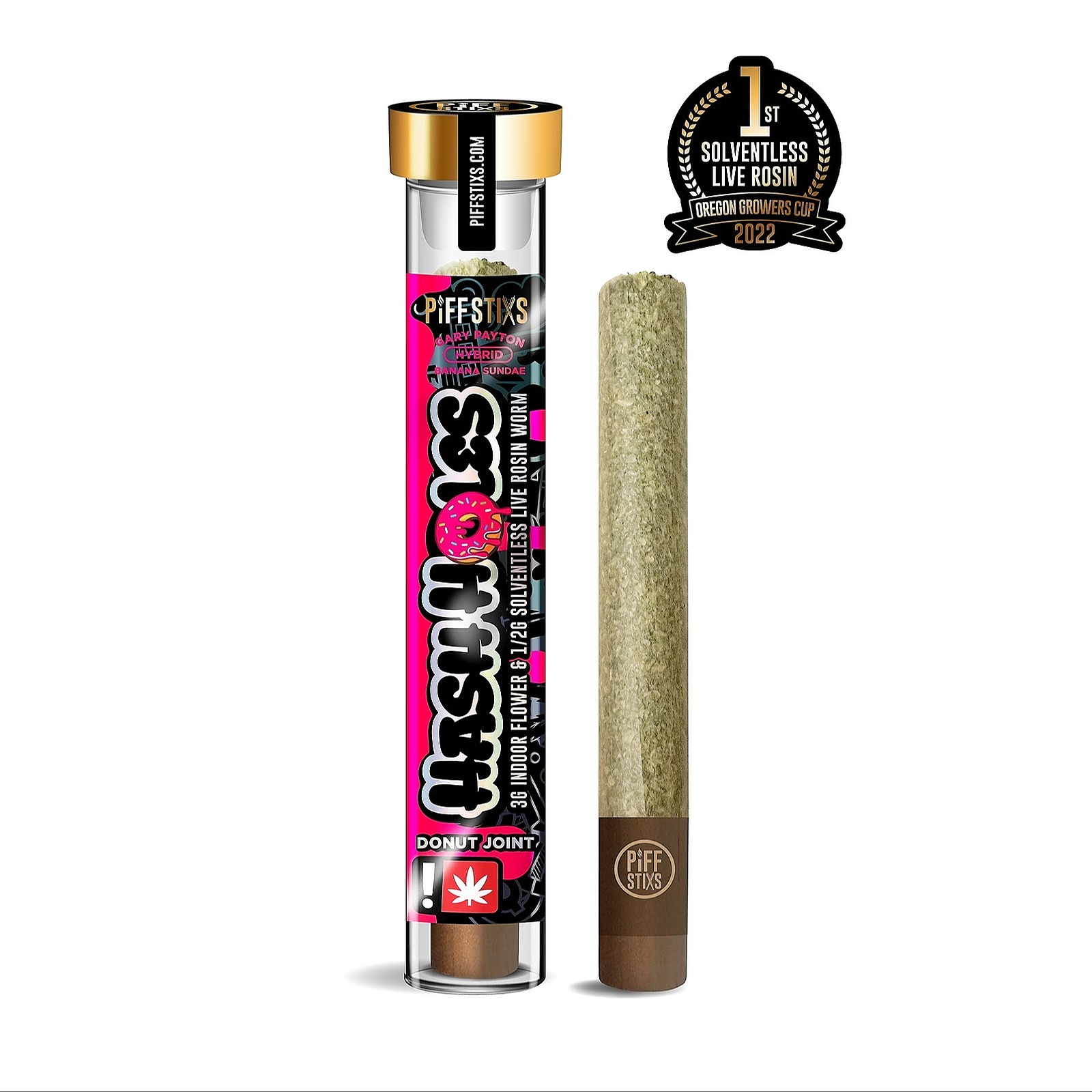 Piff Stixs: Hash Holes Gary Payton 3G Wood Tip Pre-Roll | Leafly