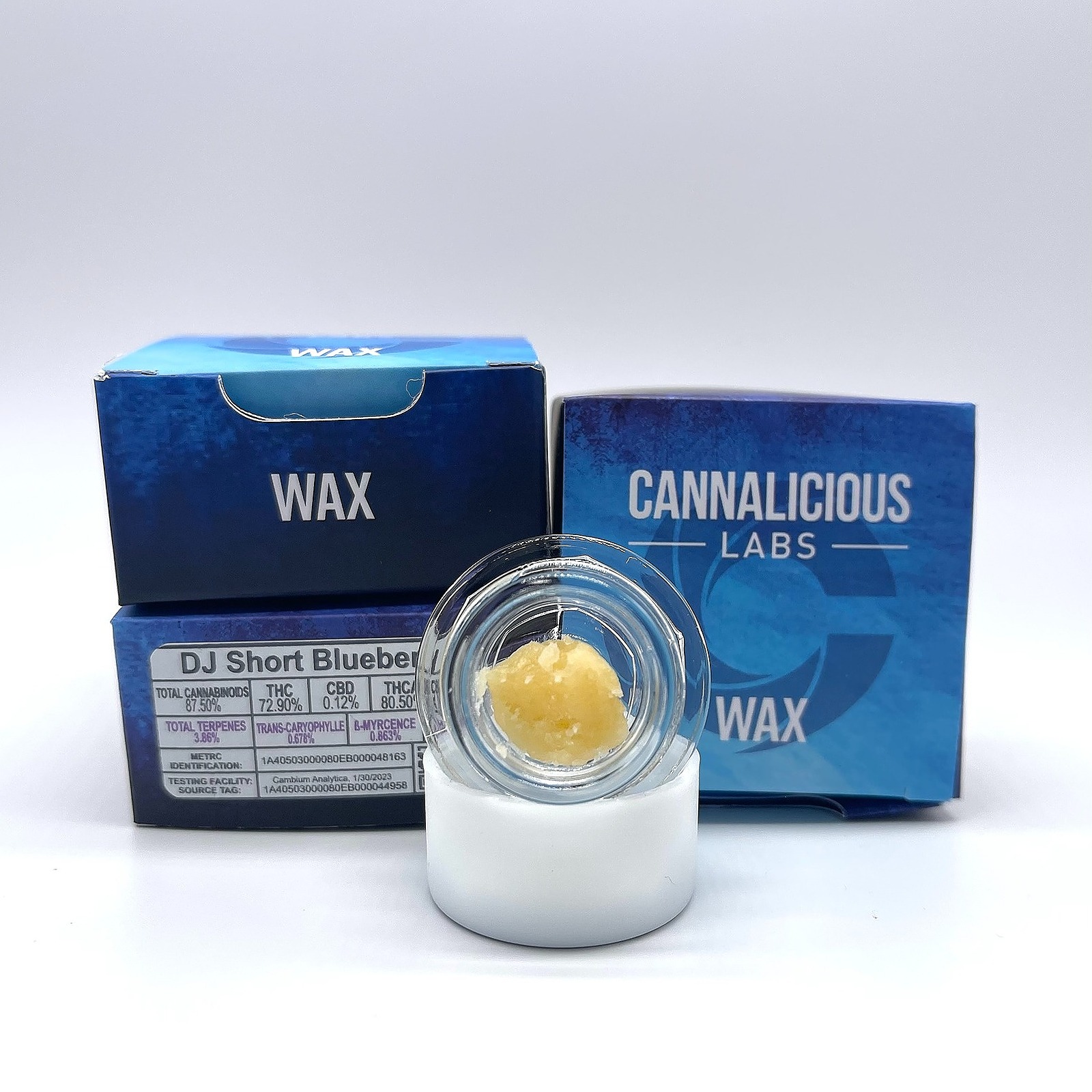 Cannalicious Labs: DJ Short Blueberry Wax 1.0g | Leafly