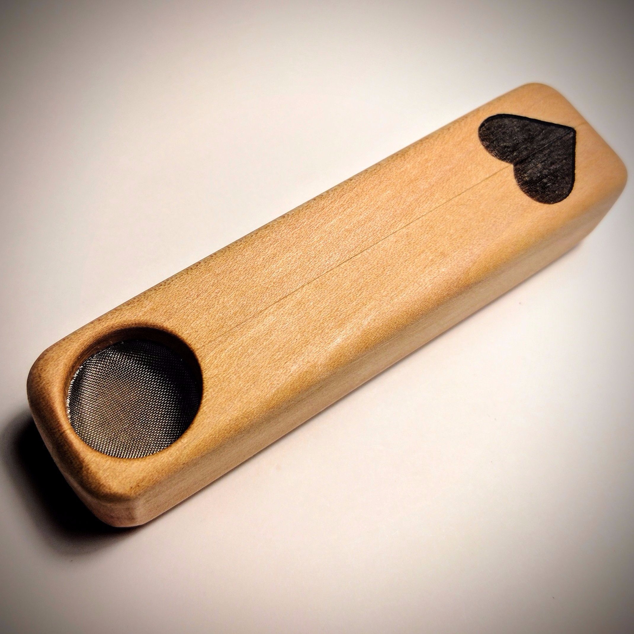 Pipe Dream Arts: Valentines Heart Pipe - MADRONA Wooden Handmade Travel ...