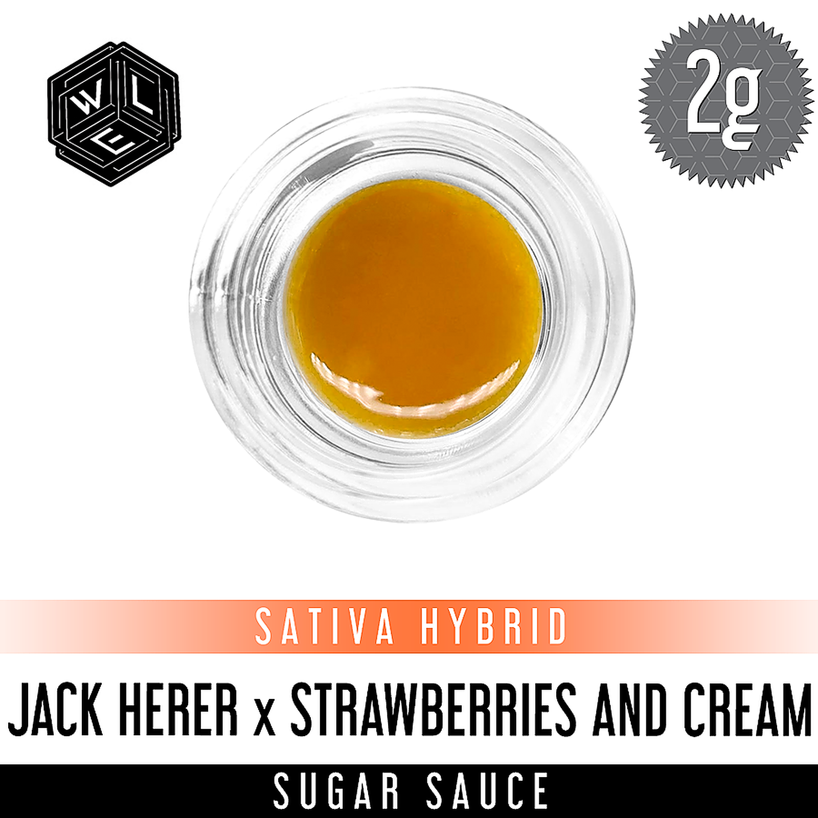 White Label Extracts: Jack Herer x Strawberries and Cream Sugar Sauce 2 ...