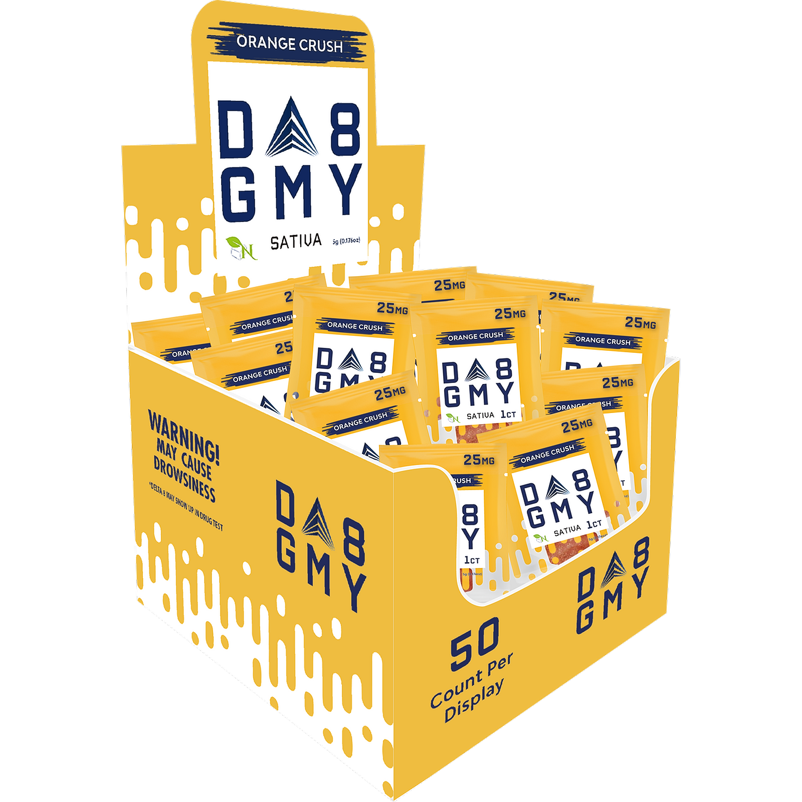 A Gift From Nature: Delta 8 Gummy Orange Crush 25mg - 50 Count | Leafly