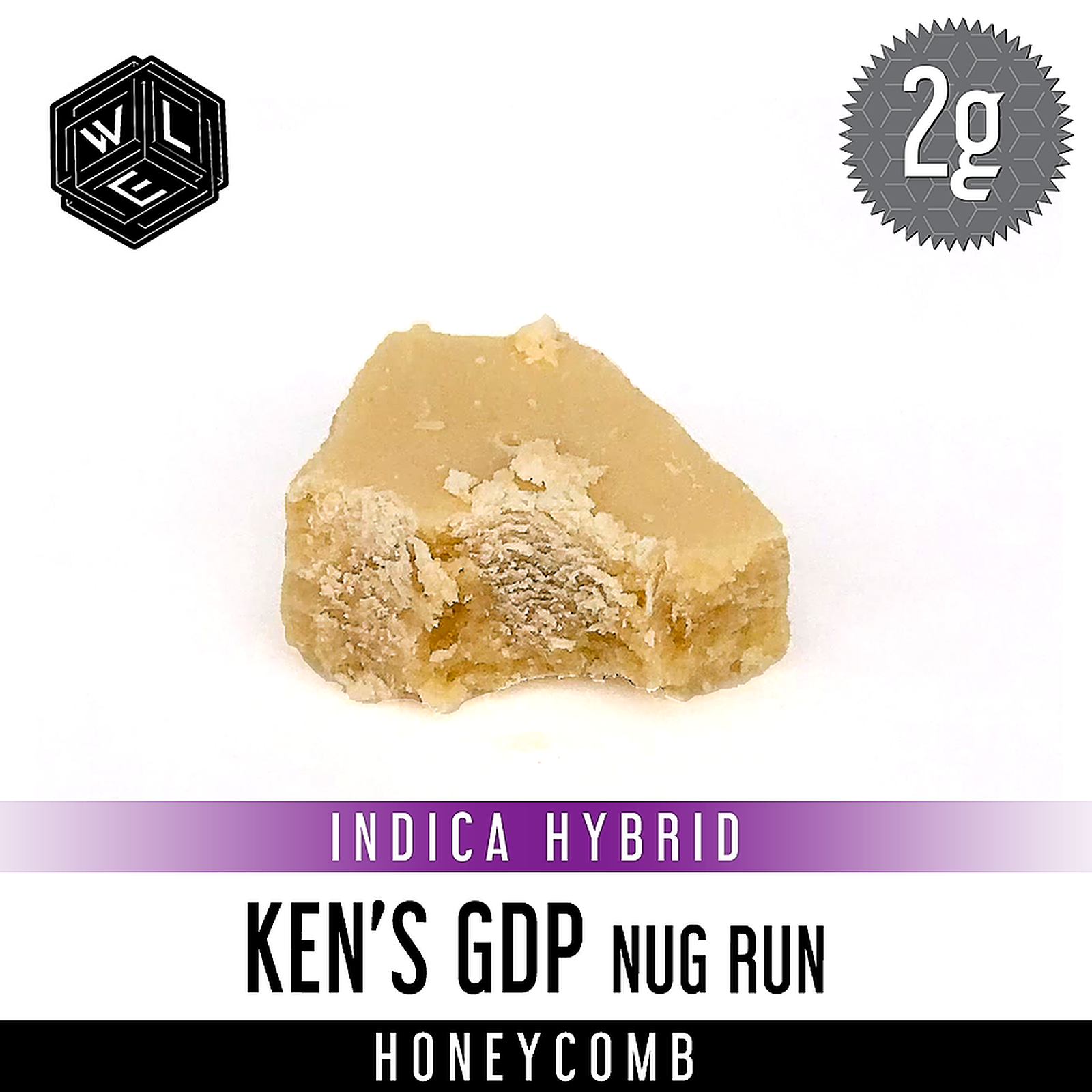 White Label Extracts: Ken's GDP Nug Run Honeycomb 2 Gram | Leafly