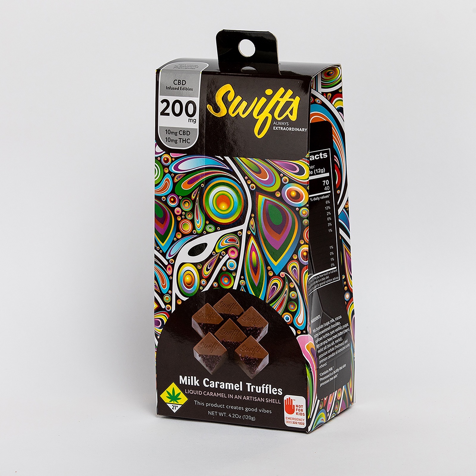 Swifts Coastal Confectionery: Milk Chocolate Caramel Truffles (CBD ...
