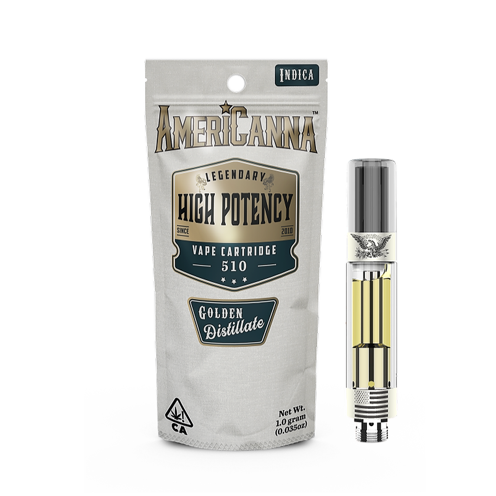 AmeriCanna®: Alien Huckleberry High Potency Distillate Vape Cart | Leafly