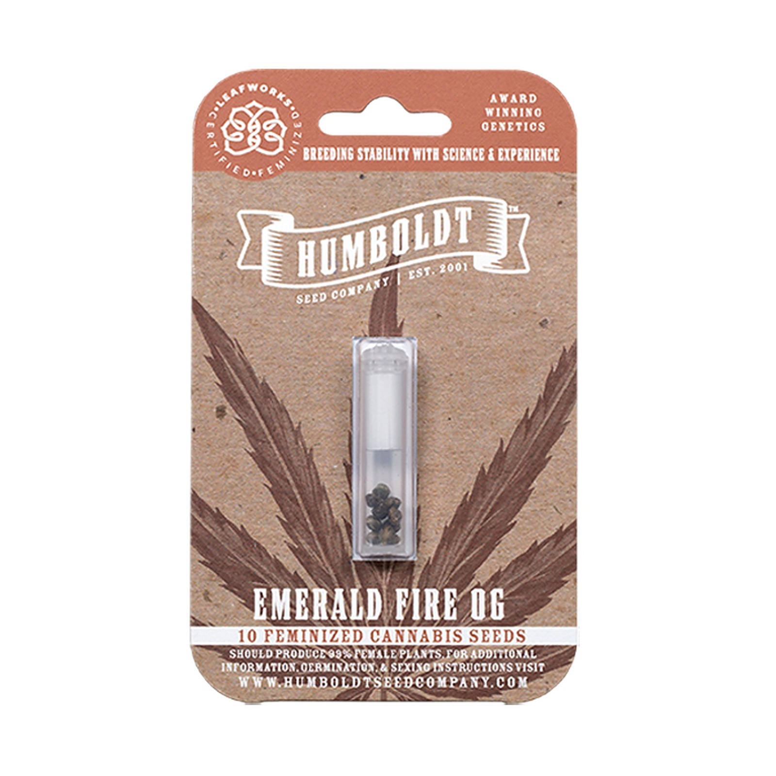 Humboldt Seed Company: Emerald Fire OG Feminized Seeds 10-pack | Leafly