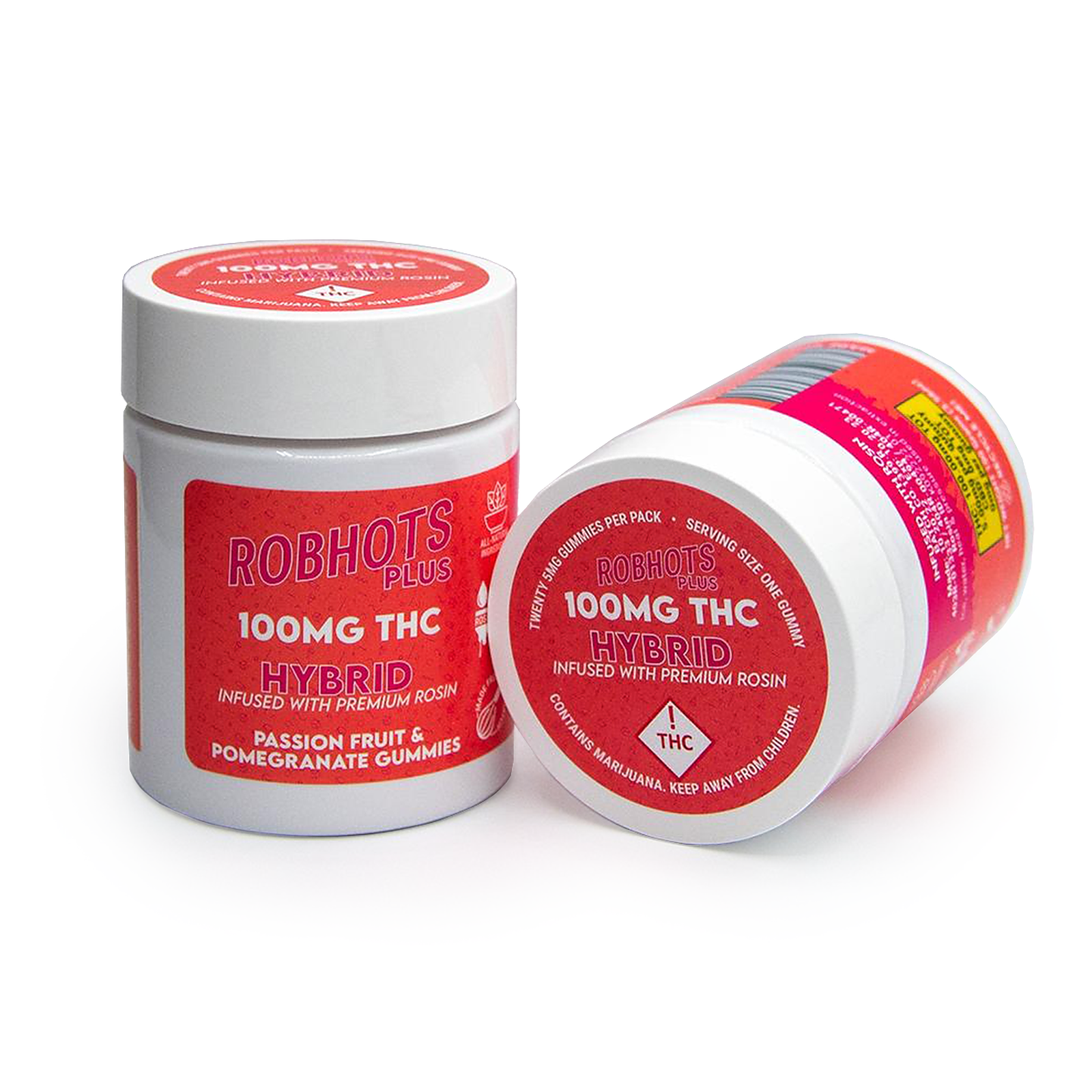 Robhots Edibles: ROBHOTS Rosin Gummies | 100mg, Hybrid | Leafly