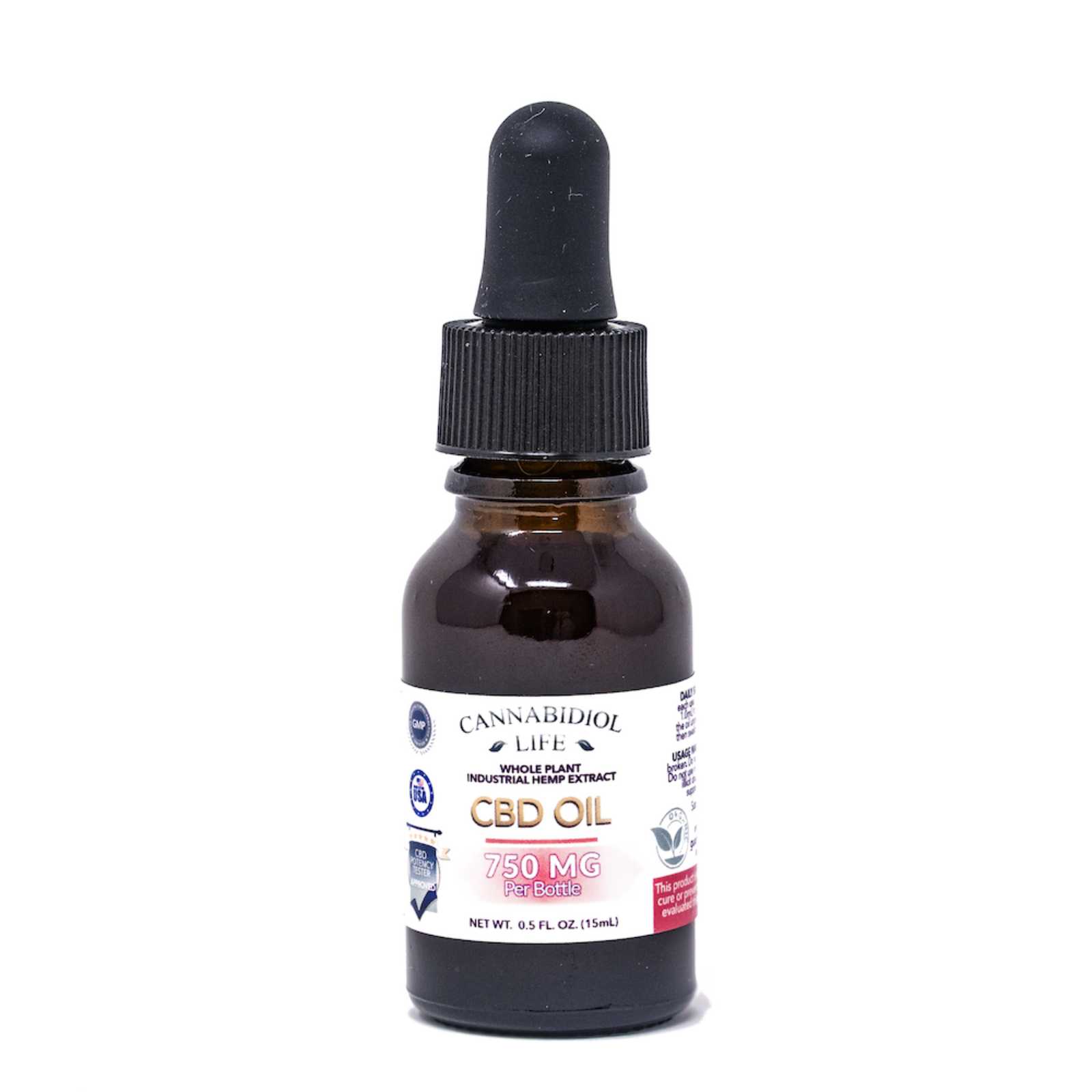 Cannabidiol Life: Organic CBD Oil 750mg (Full Spectrum) | Leafly