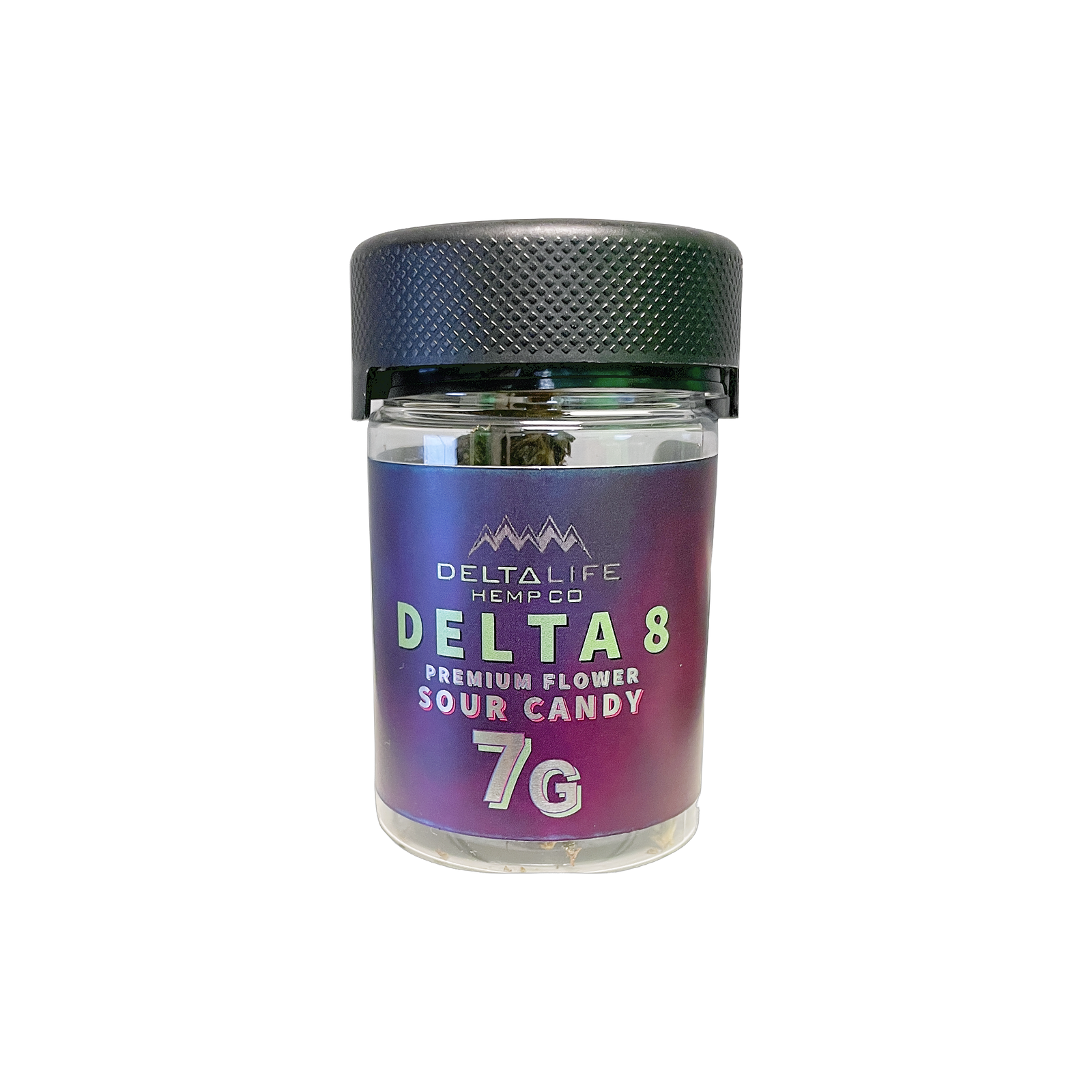 Delta Life Hemp: Delta 8 Premium Flower Sour Candy 7 Grams Sativa | Leafly