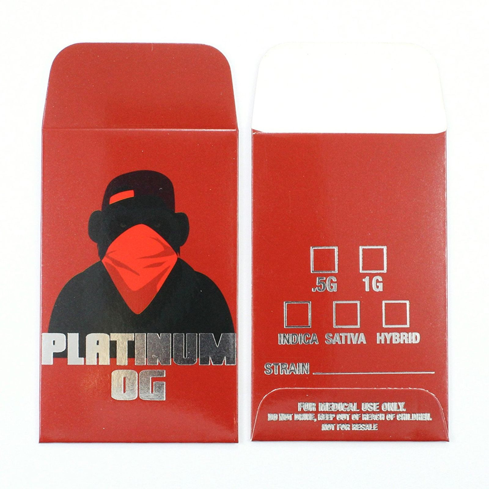 Shatter Labels: 25 Platinum OG Strain Label Concentrate Shatter Labels ...