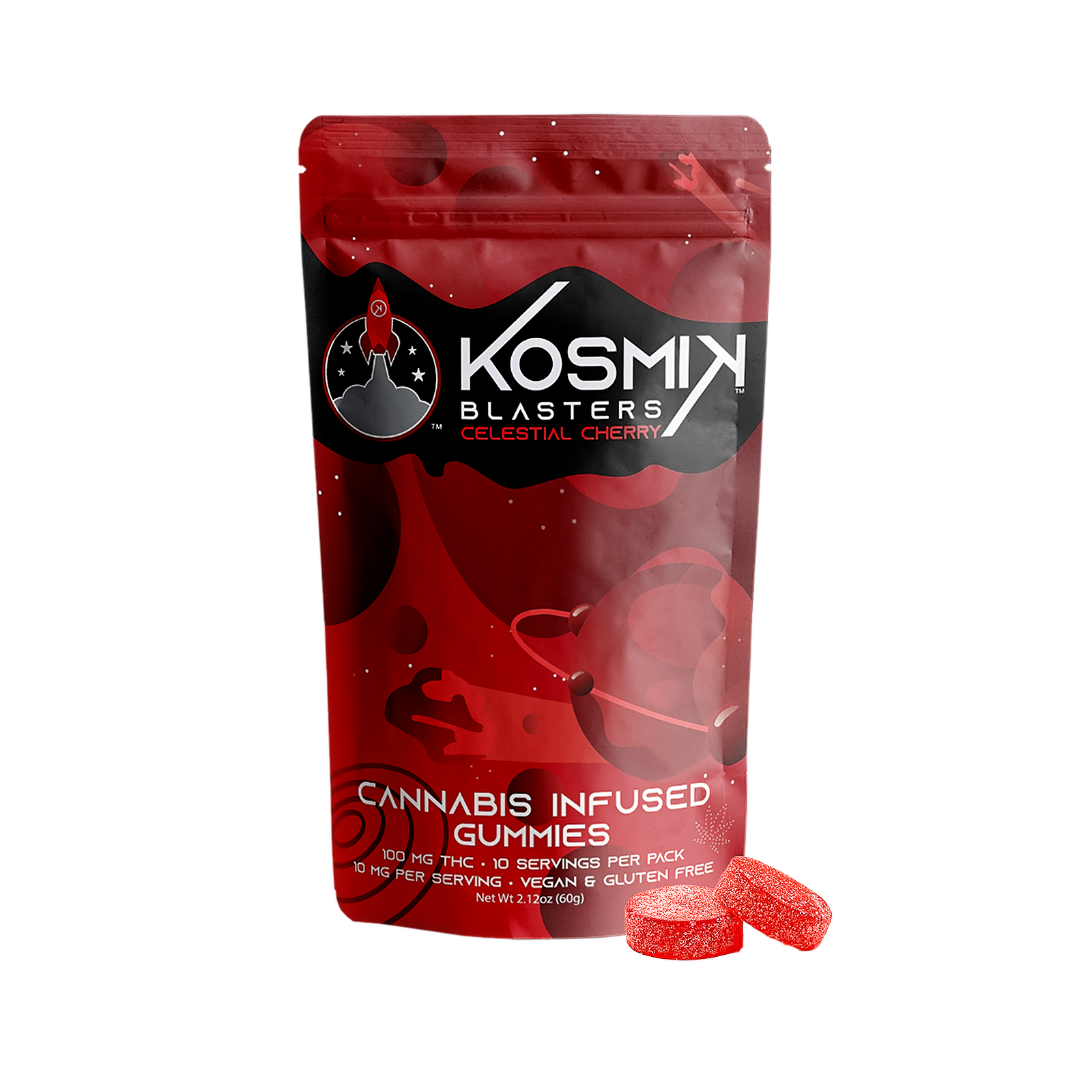 Kosmik Brands: Celestial Cherry Blaster 100mg | GUMMIES | Leafly