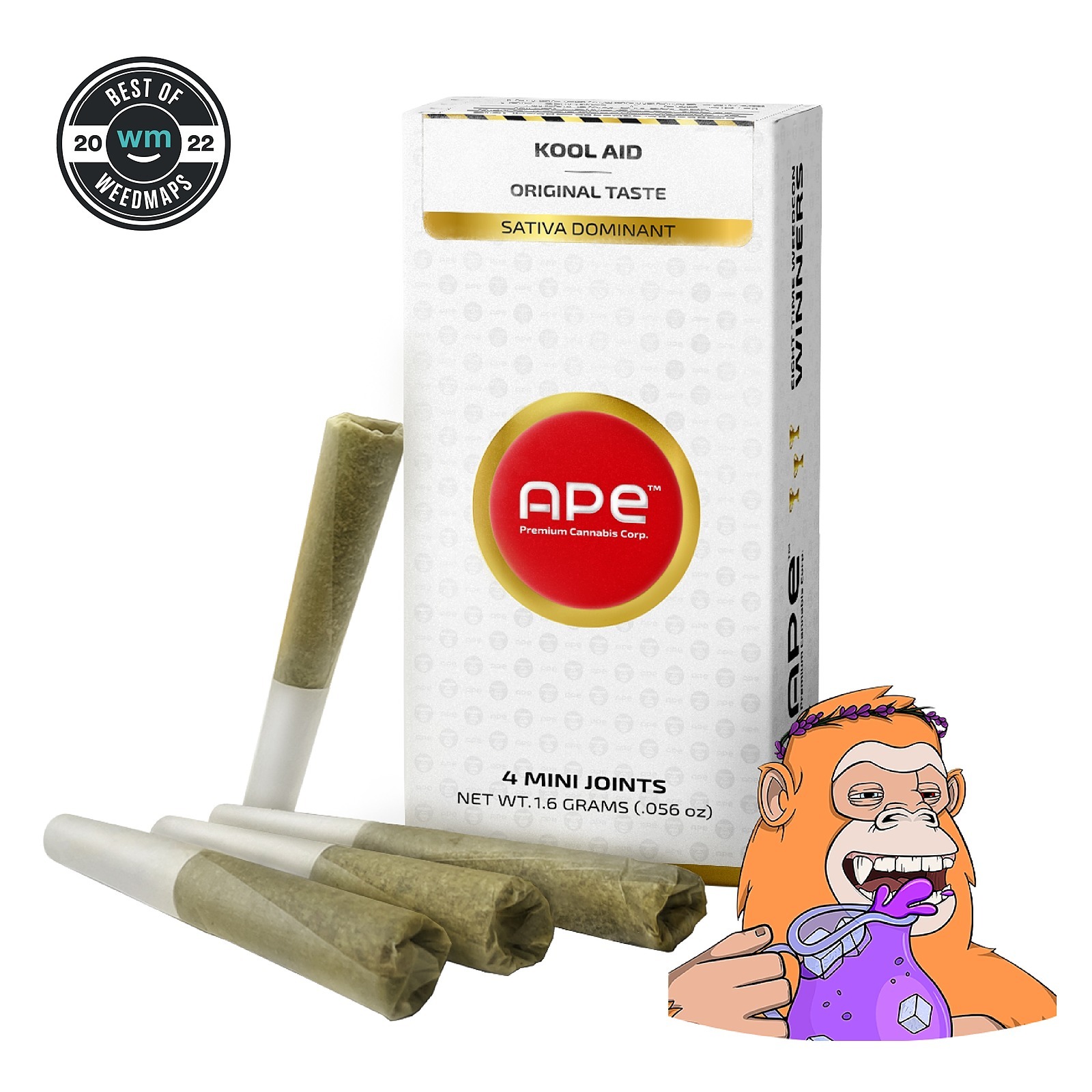 APE Premium Cannabis Corp.: KOOL-AID - Mini Joint 1.6 g | Leafly