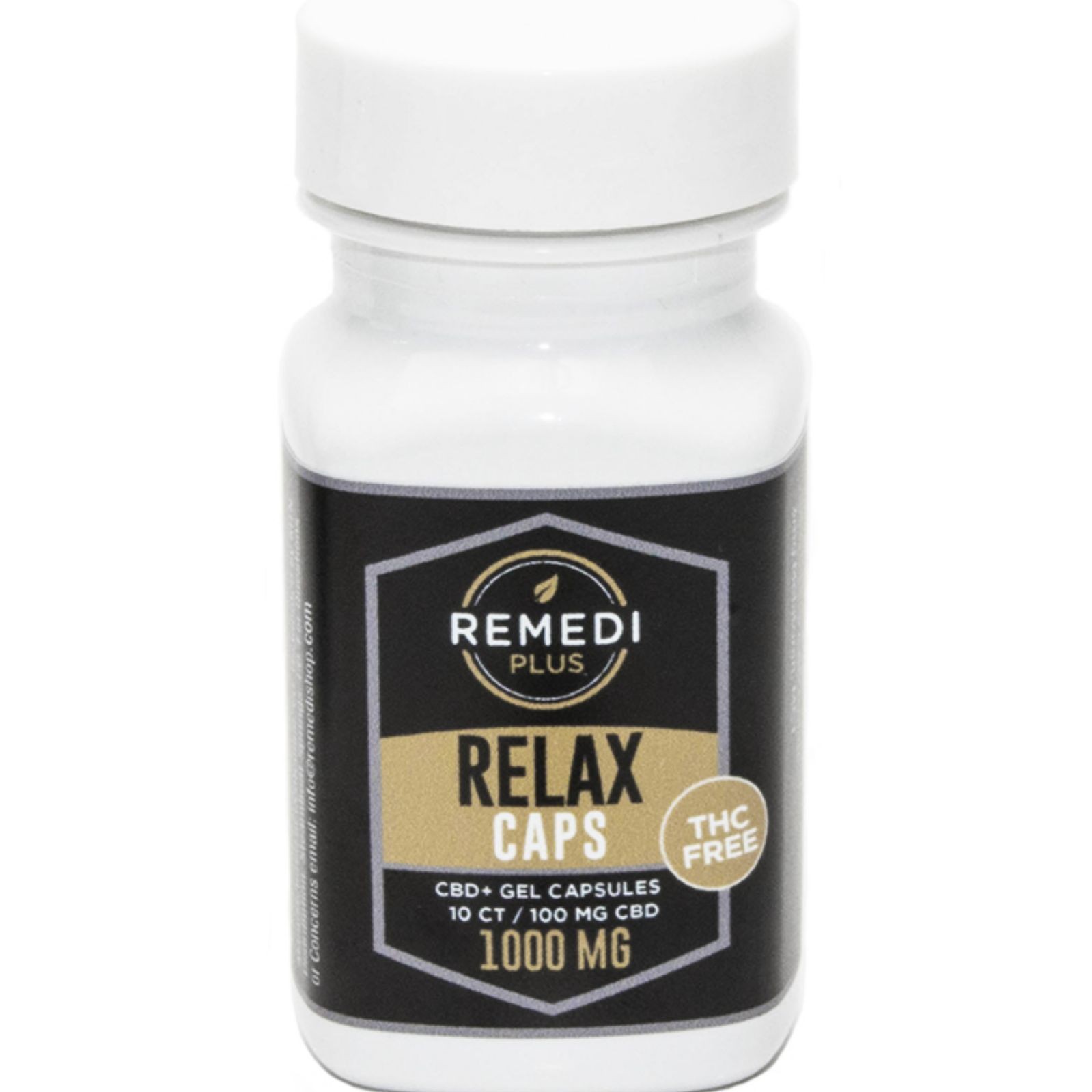 Remedi Plus: Remedi Plus Relax Capsules THC Free – 1000mg | Leafly