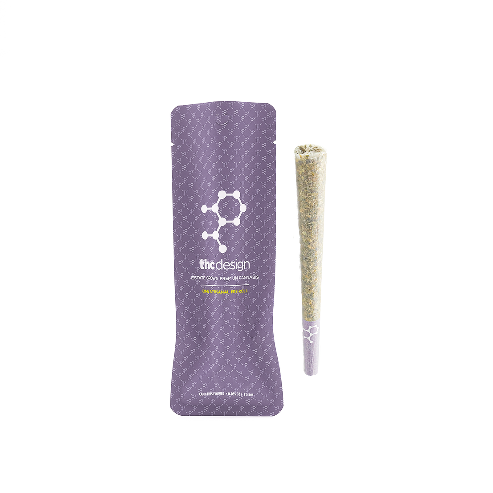 THC Design: THC Design Confidential OG Single Premium Pre-Roll 1g | Leafly