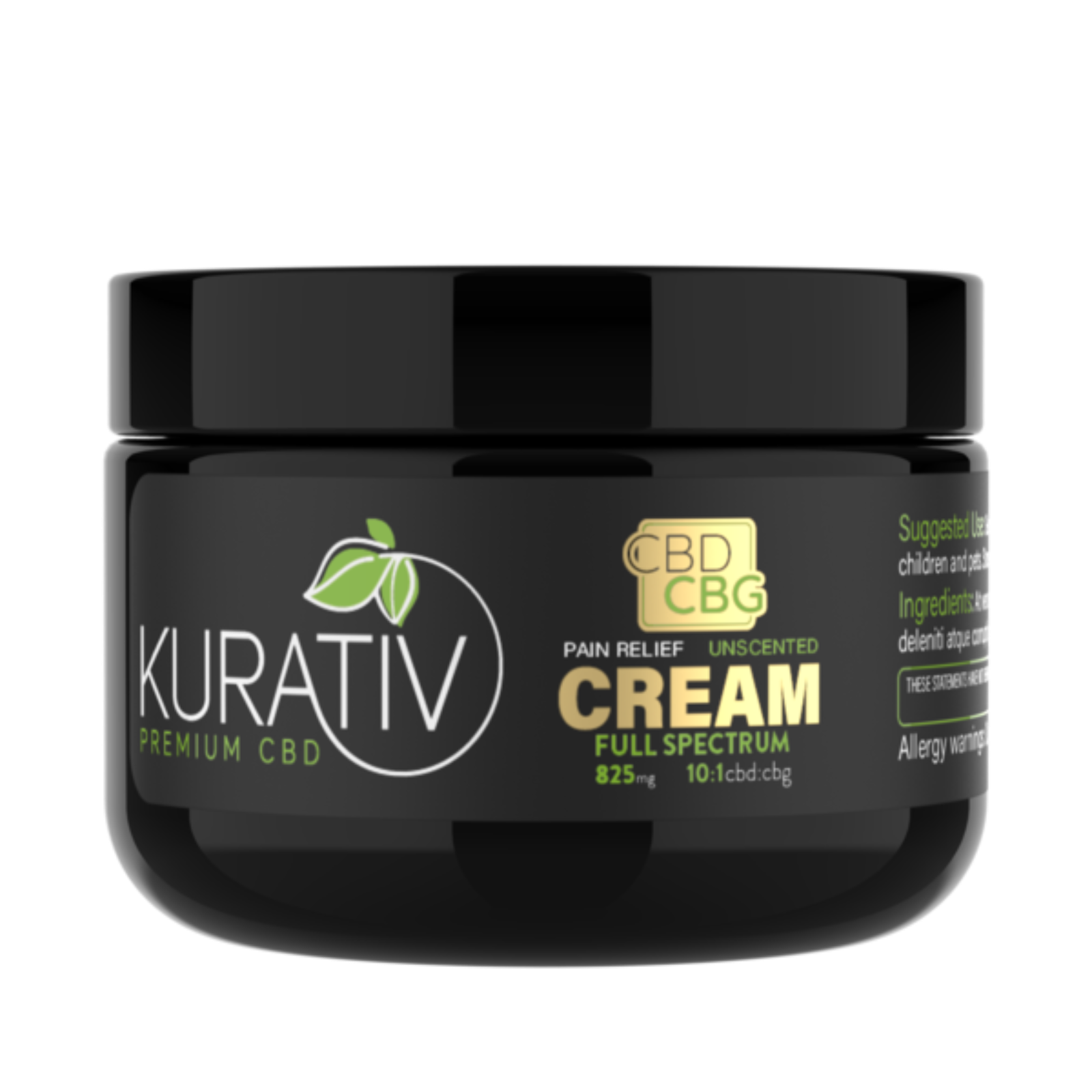 Kurativ CBD: Kurativ CBD / CBG Relief Cream Full Spectrum 10:1 825mg ... Kurativ CBD: Kurativ CBD / CBG Relief Cream Full Spectrum 10:1 825mg ...