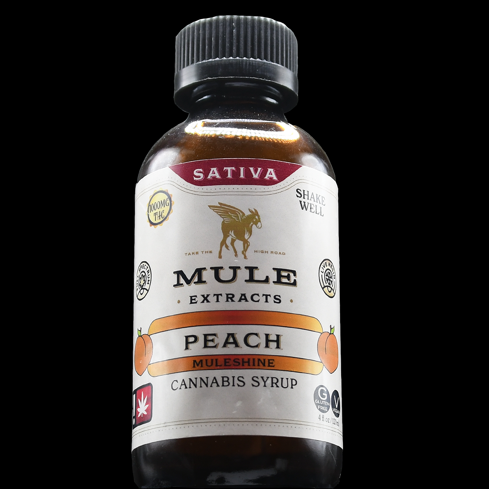 Mule Extracts: 1000mg Peach Muleshine Sativa | Leafly
