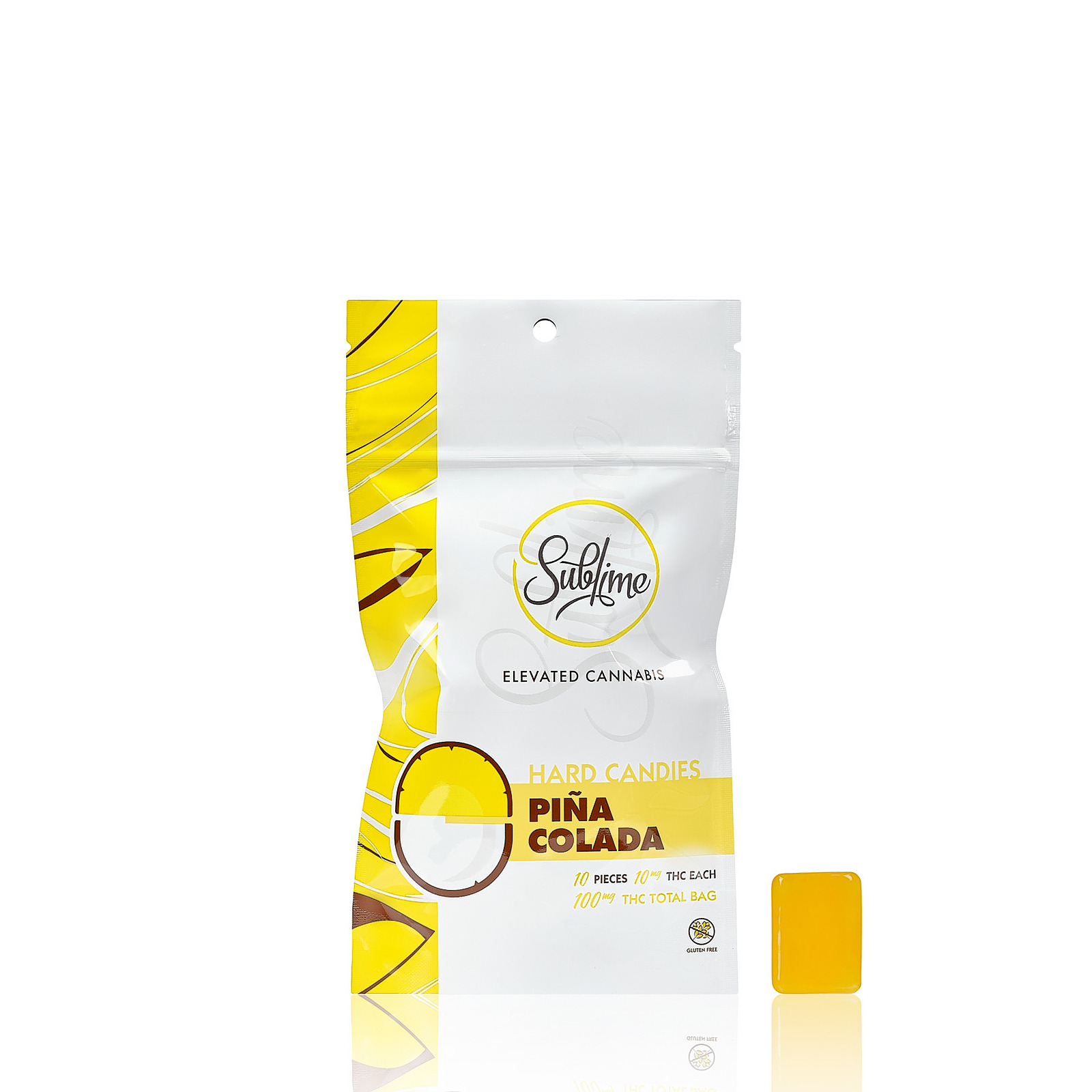 Sublime Brands: Pina Colada Hard Candy 100mg | Leafly