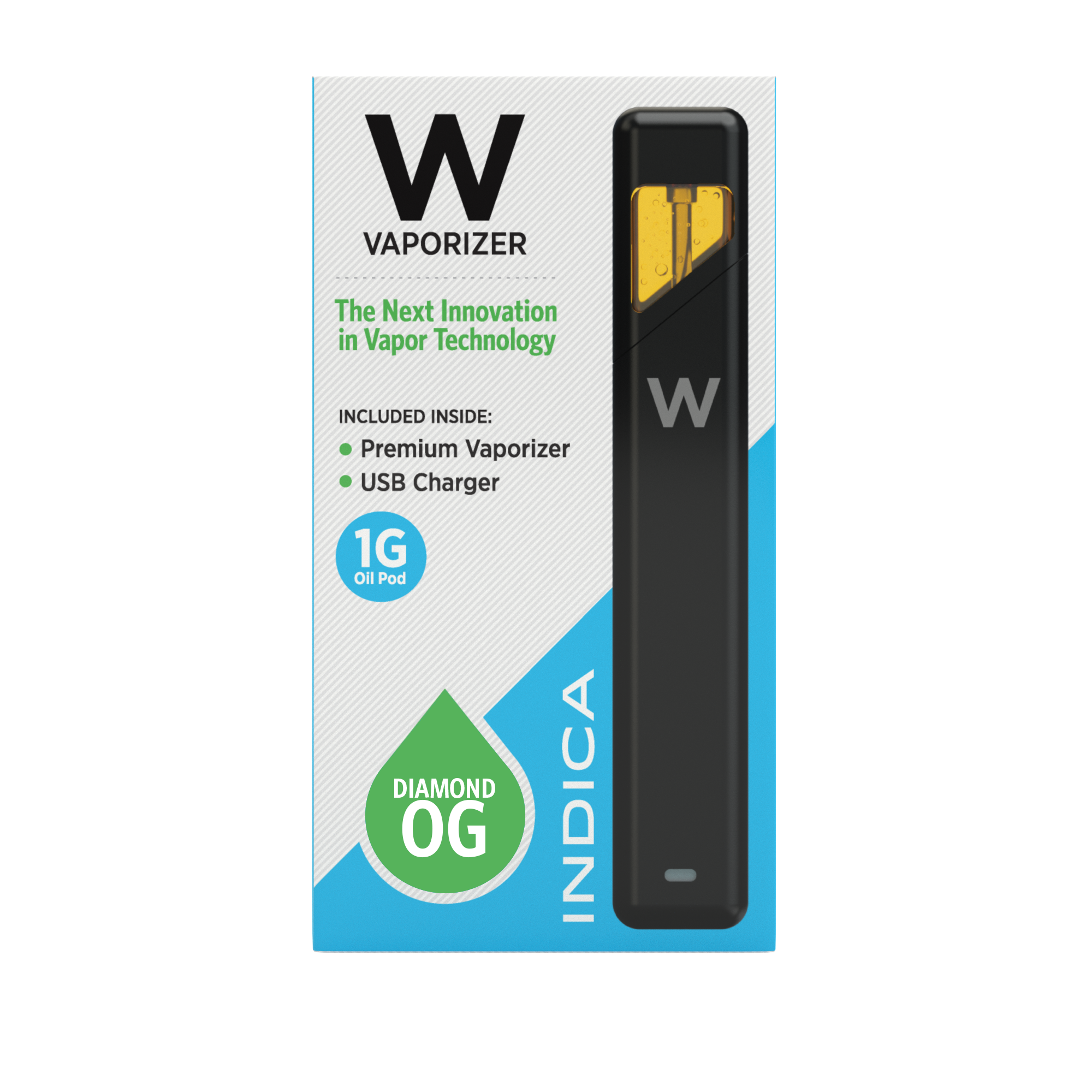 W Vapes: Diamond OG Indica 1G Premium Vaporizer Kit | Leafly