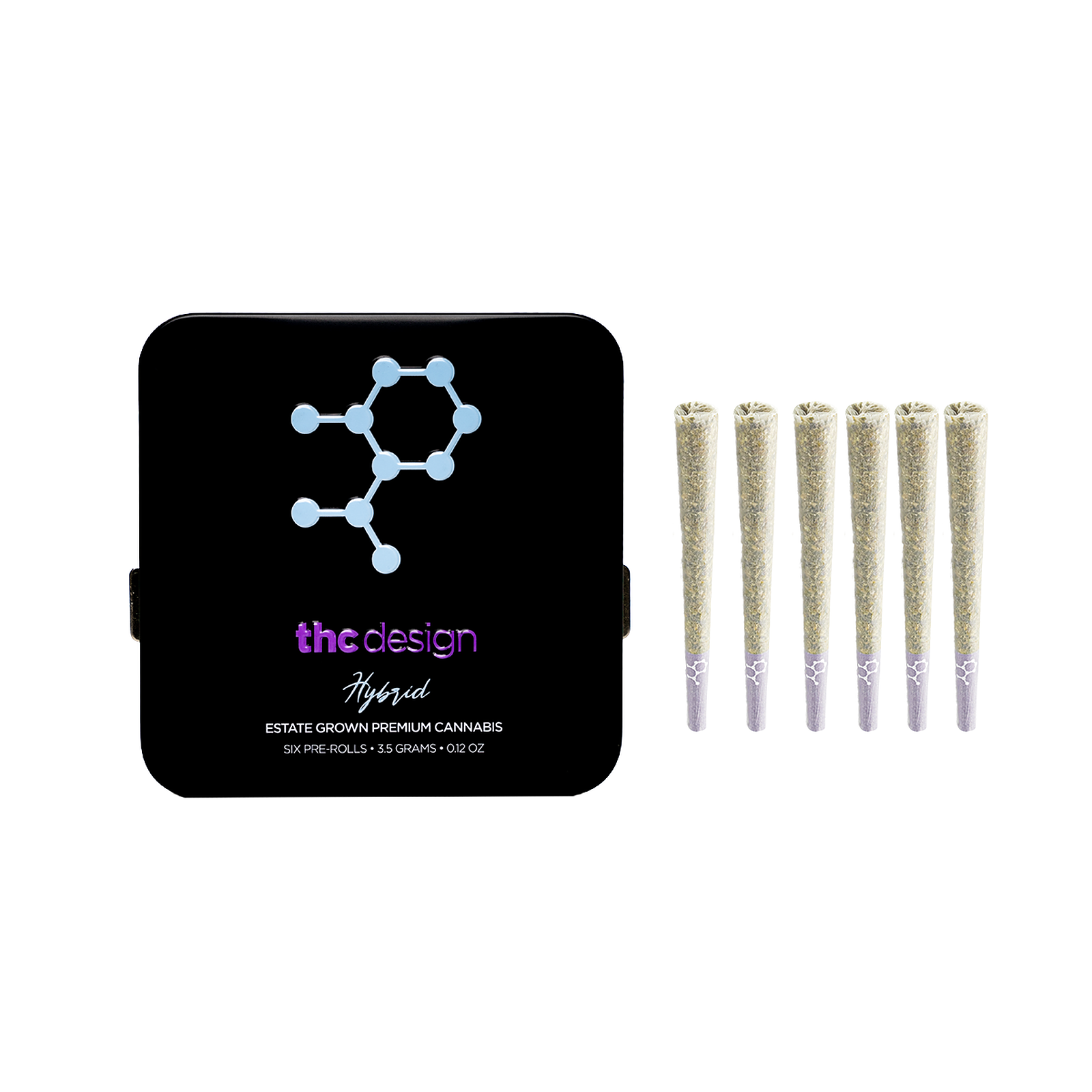THC Design: THC Design Block Party Pre-Roll Tin | Leafly
