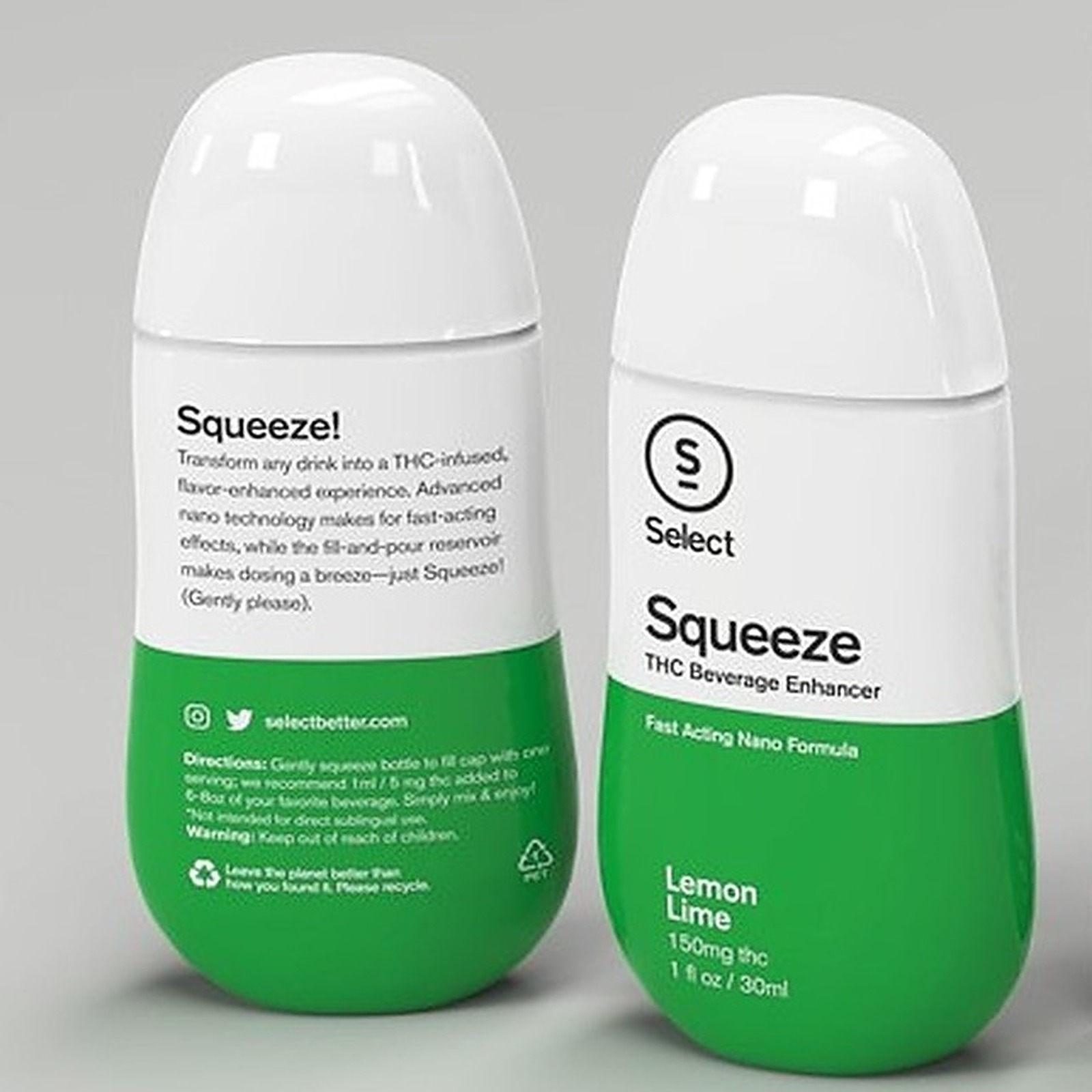 Select Oil: Select Squeeze 150mg Lemon Lime | Leafly